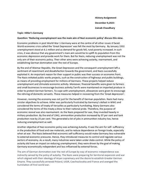 History Assignment Pdf