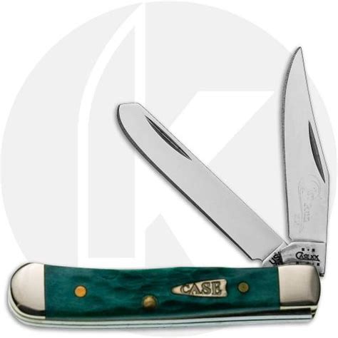 Case Tiny Trapper 95452 Knife First Production Jigged Jade Bone