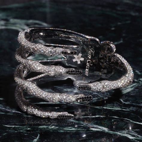 Ken Carsons Iced Out Raf Simons Skeleton Bracelet By Alex Moss Skeleton Bracelet Bad Pic