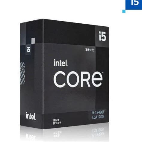 Intel I5 12490f 12600kf Cpu ชนิดบรรจุกล่องใหม่ของแท้รับประกันสามปี Shopee Thailand