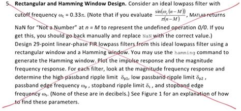 solved 6 kaiser window design use kaiser windows kaiser
