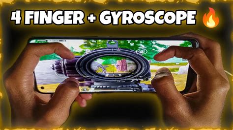 4 Fingers Gyroscope 🔥 Solo Vs Squad Bgmi Handcam Gameplay