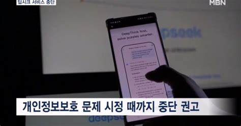 딥시크 국내 서비스 중단…기존 이용자도 신중히