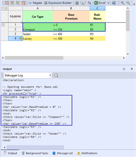 Output Window Flexrule Resource Hub