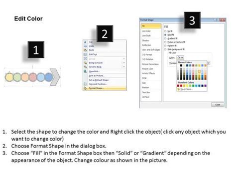 Ppt Slide Linear Flow Six Phases Diagram Marketing Plan