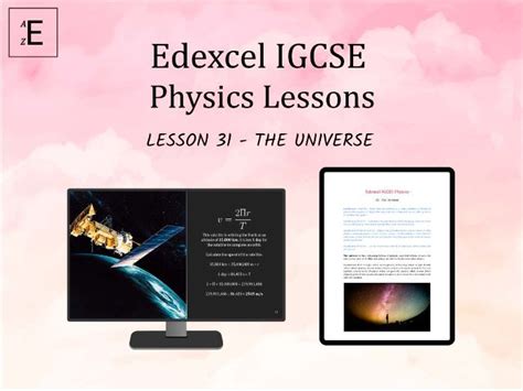 Edexcel IGCSE Physics Lesson The Universe Teaching Resources