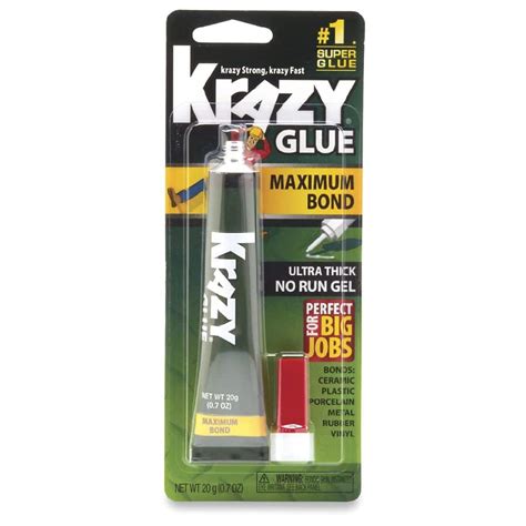 Krazy Glue Maximum Bond Ultra Thick No Run Gel Walgreens