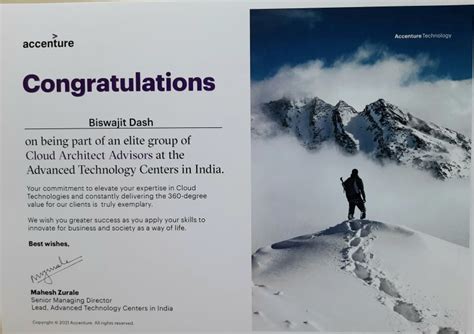 Biswajit Dash On Linkedin Happy To Share On Becoming Part Of Accenture