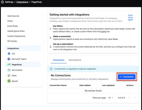 set up alert integration for hcp vault radar hashicorp cloud platform