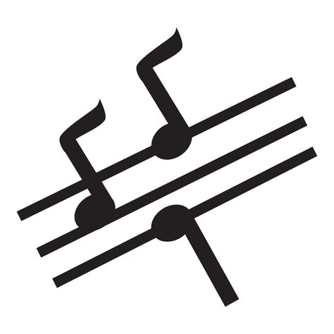 Premium Vector Musical Notes Icon Simple Illustration Of Musical Notes Vector Icon For Web
