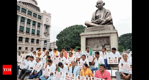 Karnataka BJP Cries Discrimination As Cong MLAs Segments Get Rs Cr Each Bengaluru News