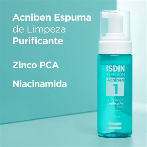 Isdin Acniben Espuma De Limpeza Facial 150ml Superfumaria Loja De