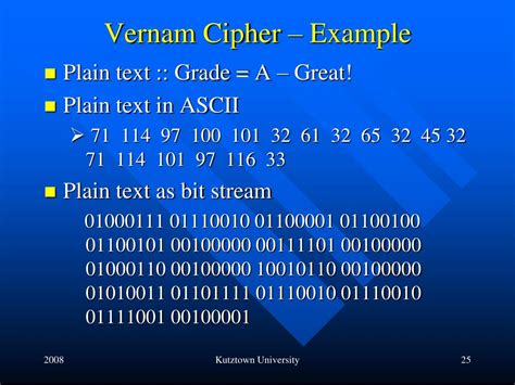 PPT Vernam Cipher Project Preliminaries PowerPoint Presentation Free