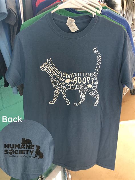 Cat T Shirt Humane Society Of Jefferson County Tn