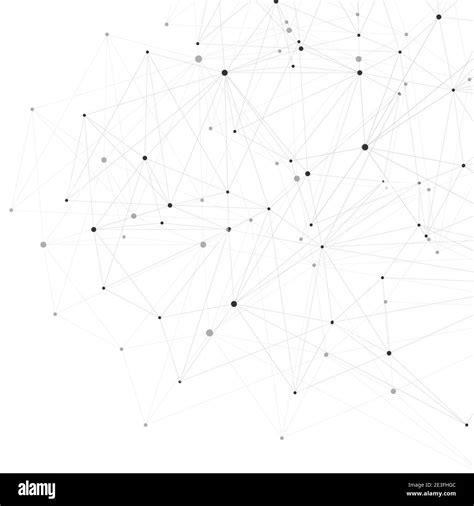 Abstract Plexus Background With Connected Lines And Dots Wave Flow Plexus Geometric Effect Big
