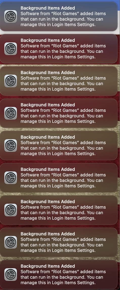 Nonstop Background Items Added Notification R Macos