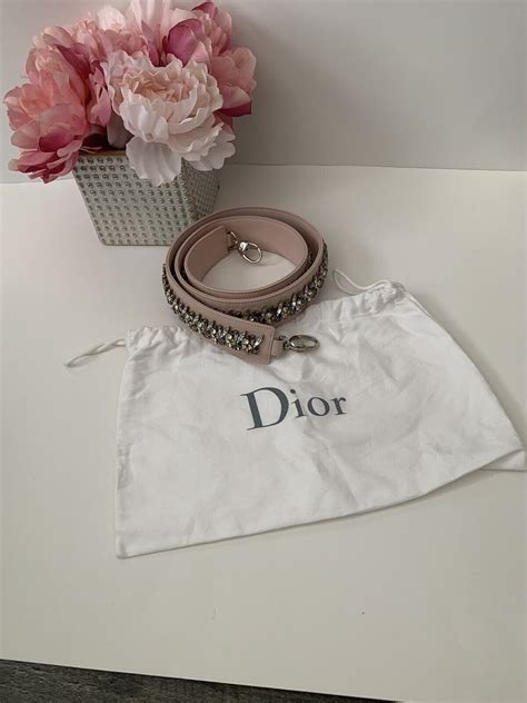 Christian Dior Lady Dior Bag Strap Embellished Cryst Gem