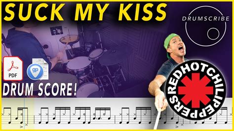 Suck My Kiss Red Hot Chili Peppers Drum Score Sheet Music Play
