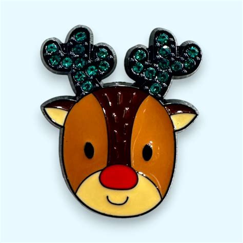 トナカイ しか サンタ ラインストーン キラキラ クリスマス ピン ピンバッジ バッジ ポスト投函 Cp Select 通販 Yahoo ショッピング