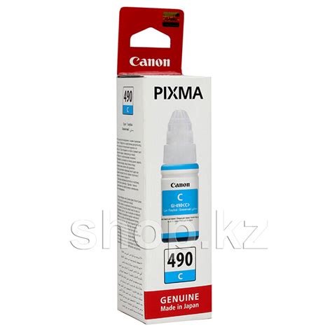 ᐈ Чернила CANON GI-490 C, Cyan – купить в интернет-магазине Белый Ветер ...