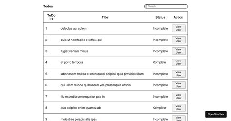 TodoList With Api Integration Codesandbox