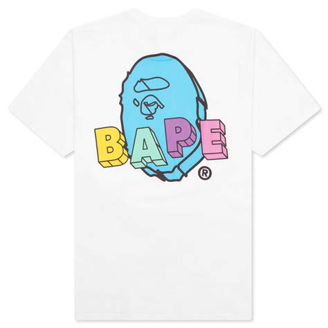 Bape Popsicle Tee White Feature