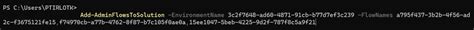 Migrate Non Solutions Flows Into A Solution Using Powershell In Power
