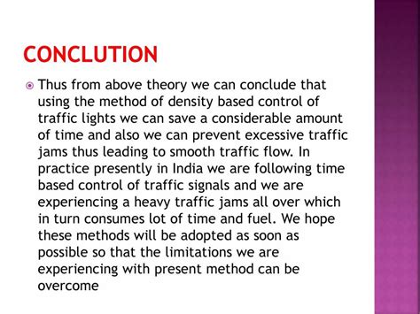 presentation on traffic signal control powerpoint slides learnpick