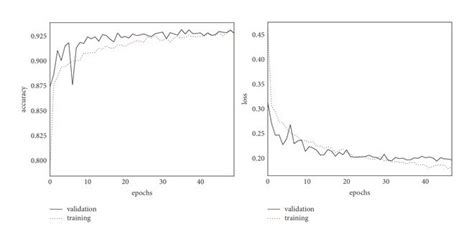 Accuracy And Loss Function During Training And Validation Shown For 50