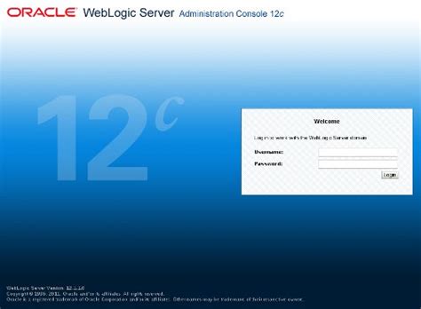 Oracle Base Oracle Weblogic Server Wls 12cr1 1211 Installation