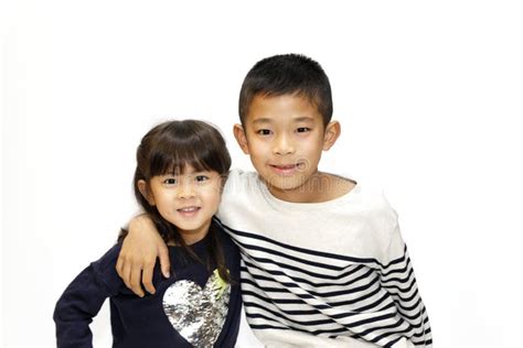 Japanese Brother And Sister Stock Image Image Of People Copy 178323161