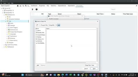 How To Load Or Import Shapefiles In Postgresql Using Postgis Youtube