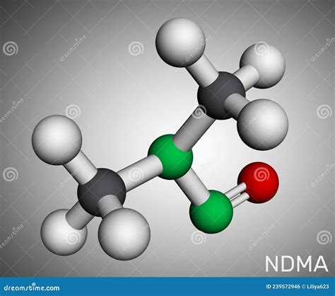 N Nitrosodimethylamine Ndma Dimethylnitrosamine Dmn Molecule It Is Human Carcinogen Poison