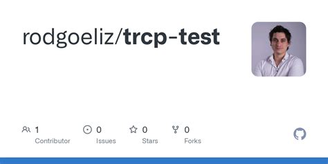 Github Rodgoeliz Trcp Test