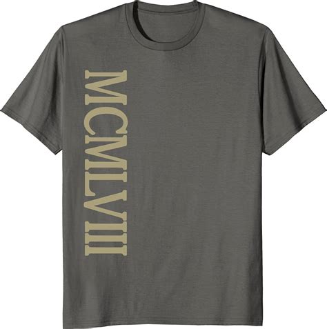 Vintage 60th Birthday Born In 1958 Roman Numerals Mcmlviii