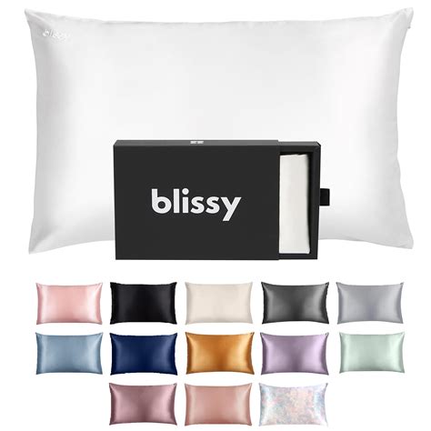 Blissy Silk Pillowcase 100 Pure Mulberry Silk 22 Momme 6a High