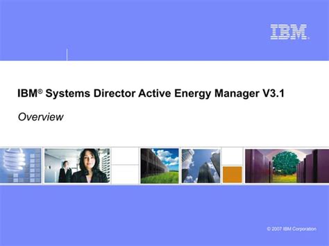 Ibm Systems Director Active Energy Manager121207 Overview Ppt