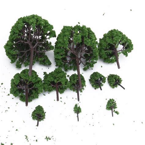 11 Assorted Model Tree Train Park Railway Architec Vicedeal