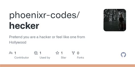 Github Phoenixr Codeshecker Pretend You Are A Hacker Or Feel Like