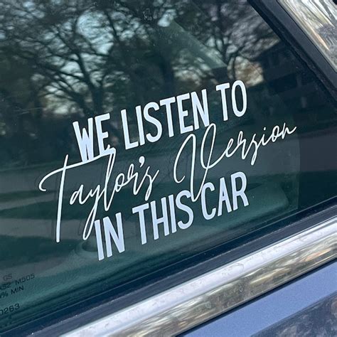 Car Taylors Version Etsy