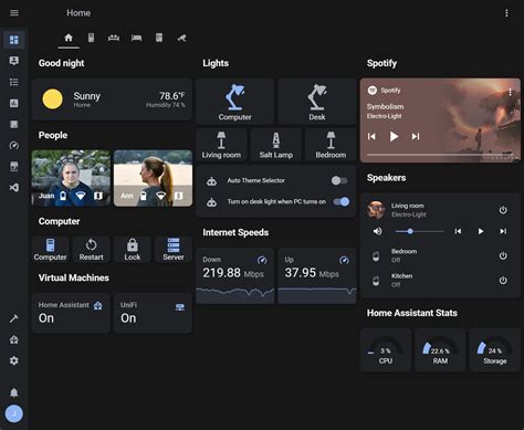 Google Dark Theme JuanMTech Themes Home Assistant Community