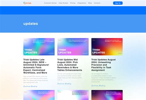 Updates Blog User Manual Trisk Cpa