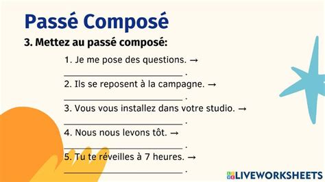 Passé Composé Прошедшее законченное время часть 4 возвратные глаголы
