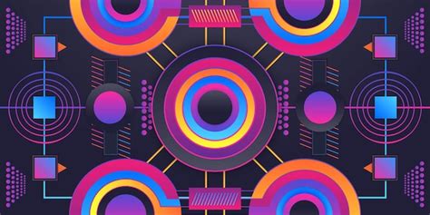 Premium Vector Abstract Gradient Geometric Futuristic Background Design