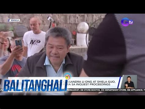 Mga Abogado Nina Cassandra Li Ong At Shiela Guo Dumating Na Sa NBI