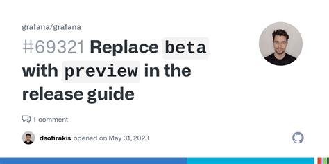 Replace `beta` With `preview` In The Release Guide · Issue 69321