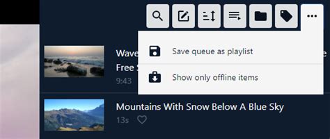 Queue Controls Tutorials Pinto Web Player
