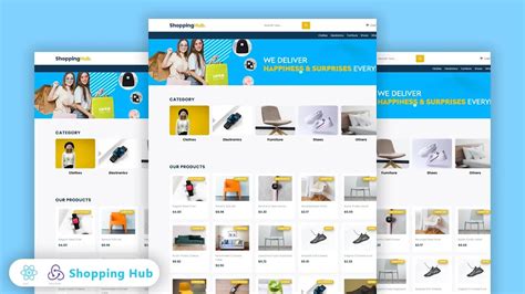 Build A React Ecommerce Website With Redux Toolkit React Shopping Cart Ui Design