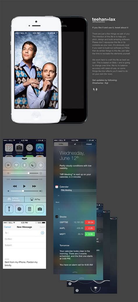 完整版ios7 psd 免费的ui kit 设计达人