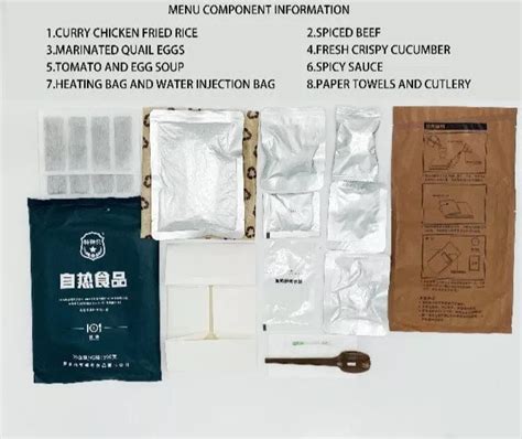 Chinese Special Forces Mre Combat Ration Foreign And International Mres